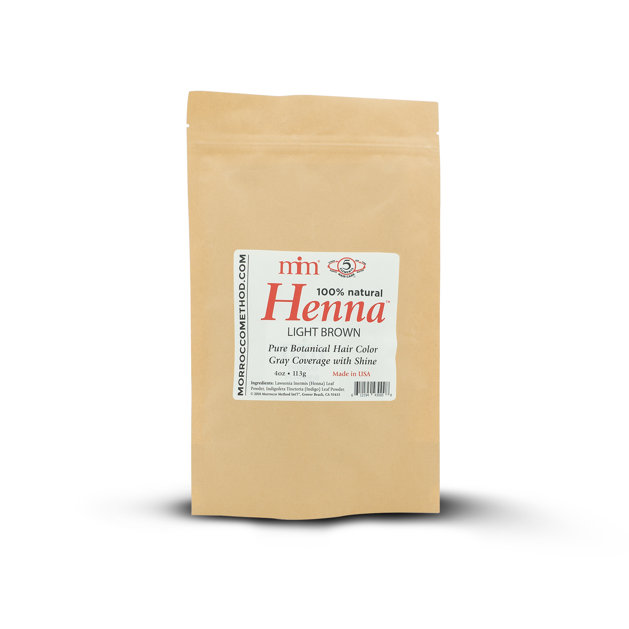 Morrocco Method Henna Hair Dye - Light Brown | Encompass Health Clinic